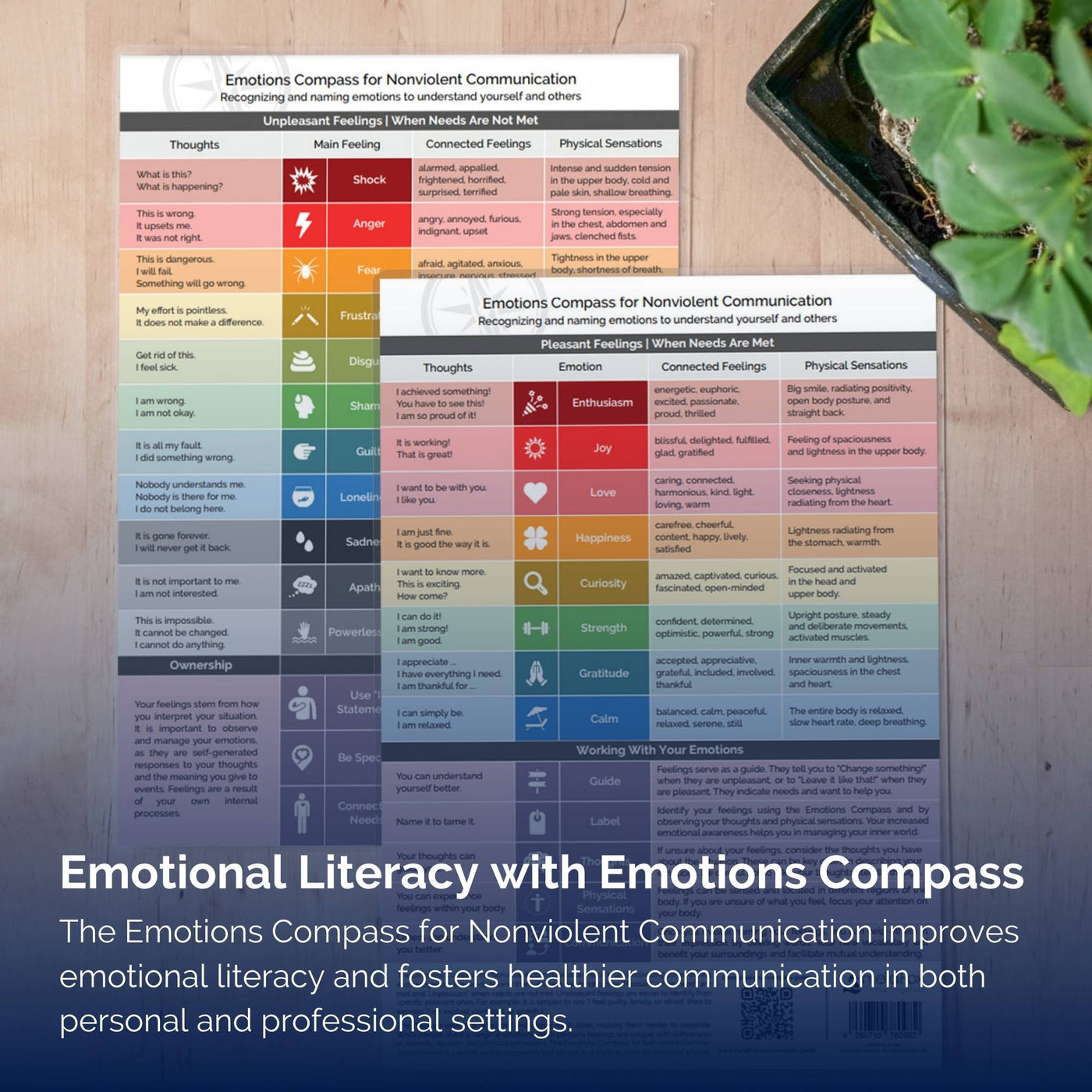 Emotions Compass for Nonviolent Communication — metaFox.eu